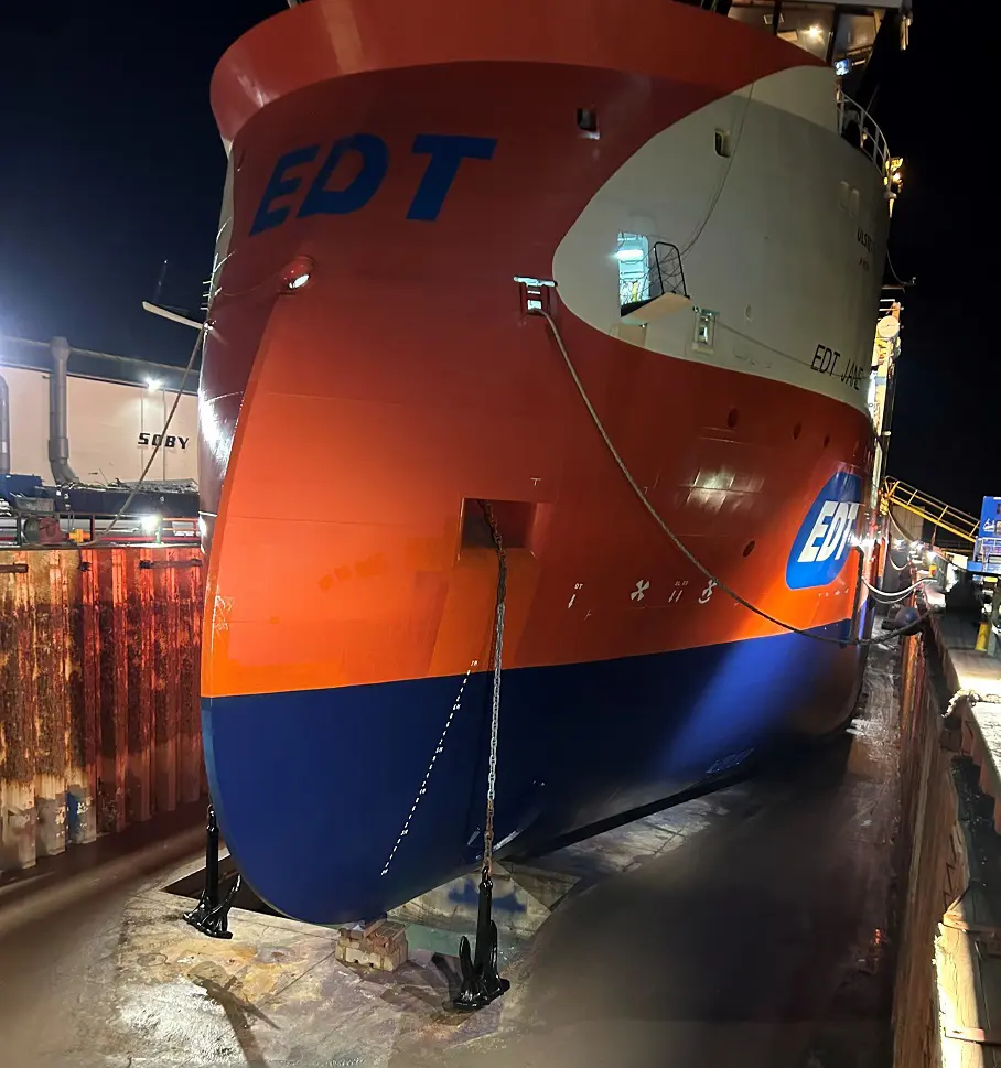 EDT Shipmanagement dockings | Søby Shipyard
