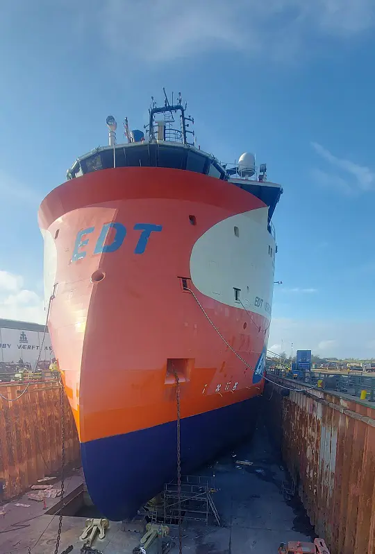 EDT Shipmanagement dockings | Søby Shipyard